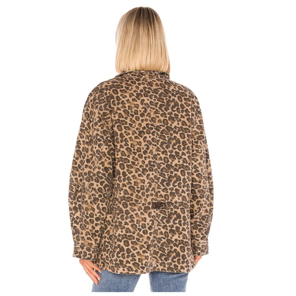 Free People | Jackets & Coats | Free People Seize The Day Leopard Print ...